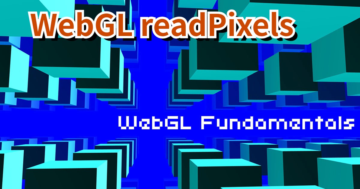 WebGL readPixels
